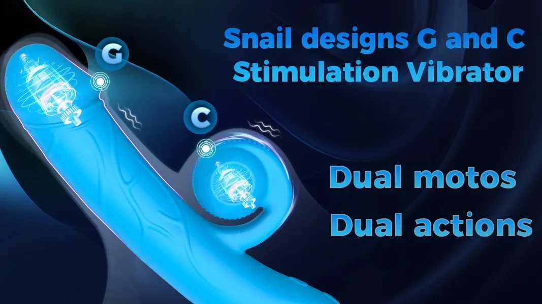 Snail Animal Shaped C-spot G-spot Vaginal Clitoris Stimulation Female ...