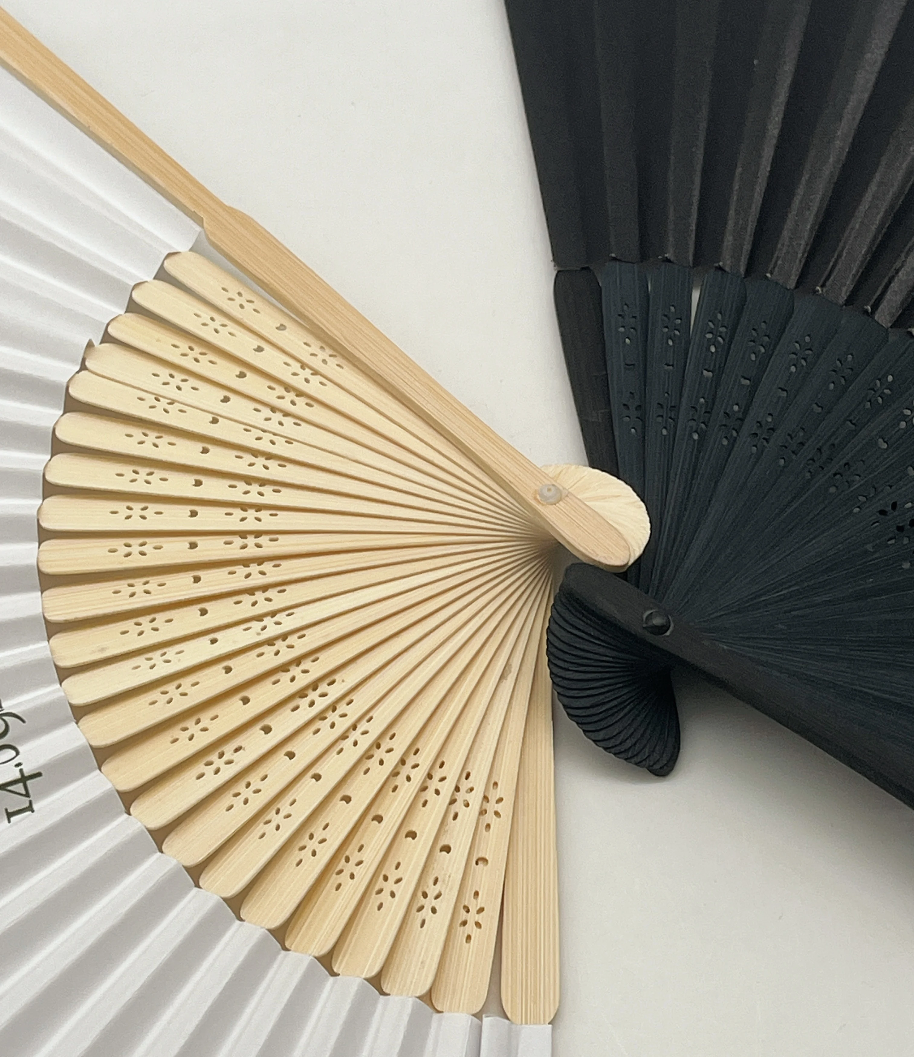 Wholesale 21cm Folding Bamboo Hand Fan With Custom Printed Logo New DIY ...