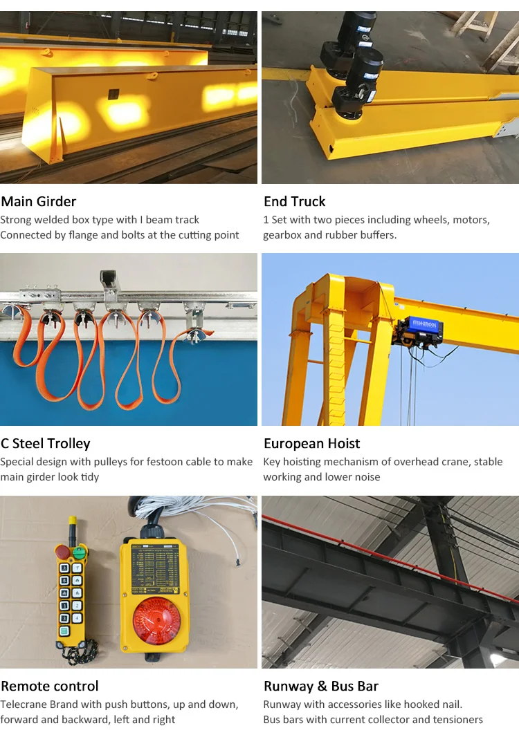Bridge Stacker Crane Casting Overhead Crane 4t 3.2t Overhead Monorail ...