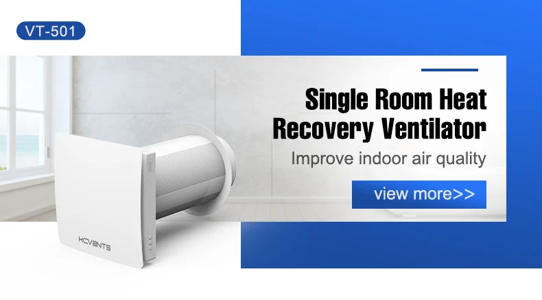 Single Room Heat Recovery Ventilation - Energy Saving