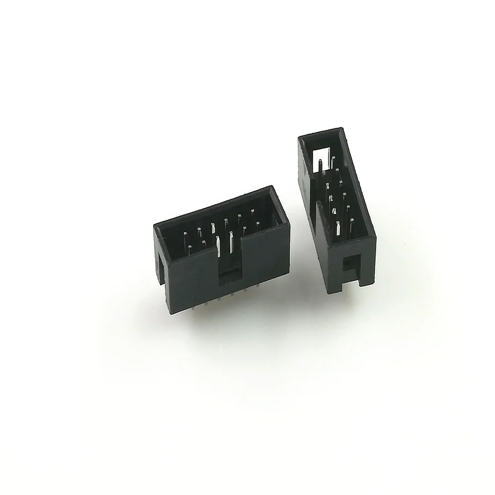 2x6 Position 12 Pin Vertical 0.10" Shrouded header 2.54 mm Rectangular ...