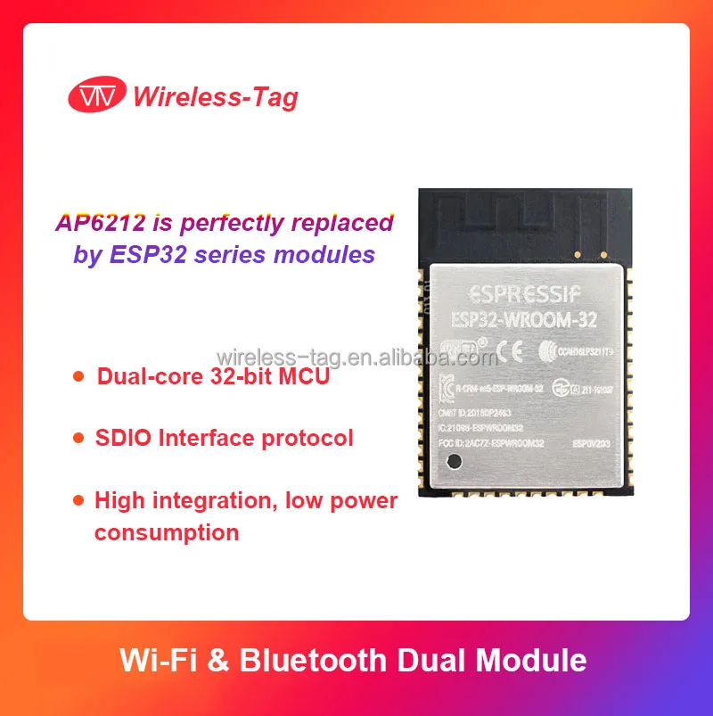 ESPRESSIF ESP32-WROOM-32D Module for Iot Wireless Sensors