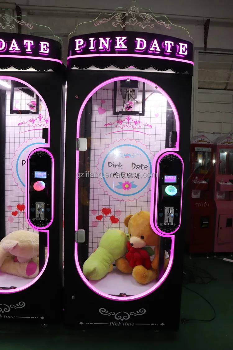 Factory Wholesale Coin Operated Arcade Pink Date Plush Toy Prize ...