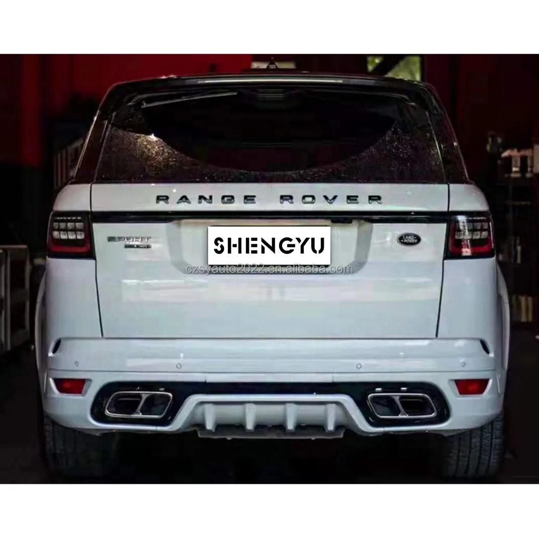 Car Body Kit for RANGE ROVER SPORT 14-17 Upgrade to 18-21 SVR Model ...