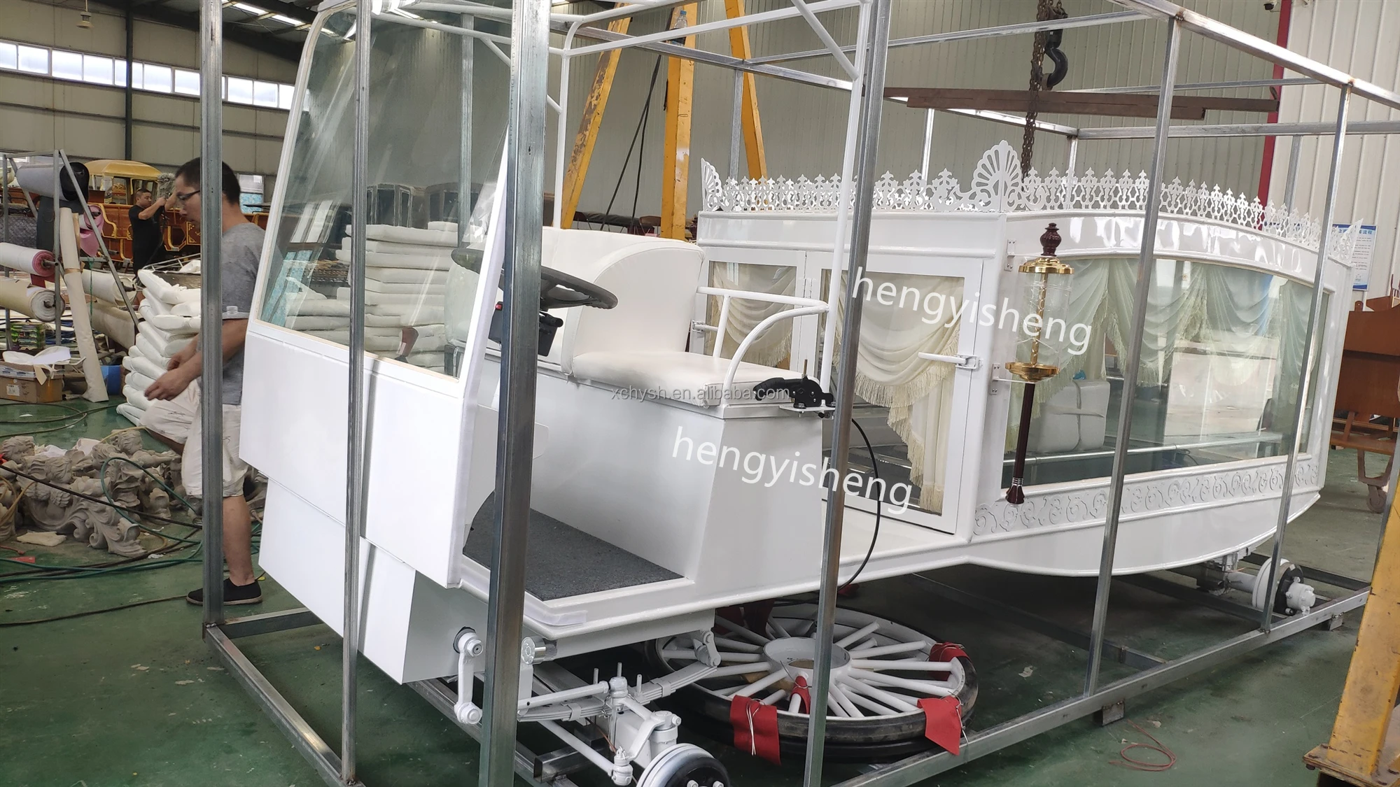 Luxury Funeral Limousine - Classic Hearse Car in Nigerian Style