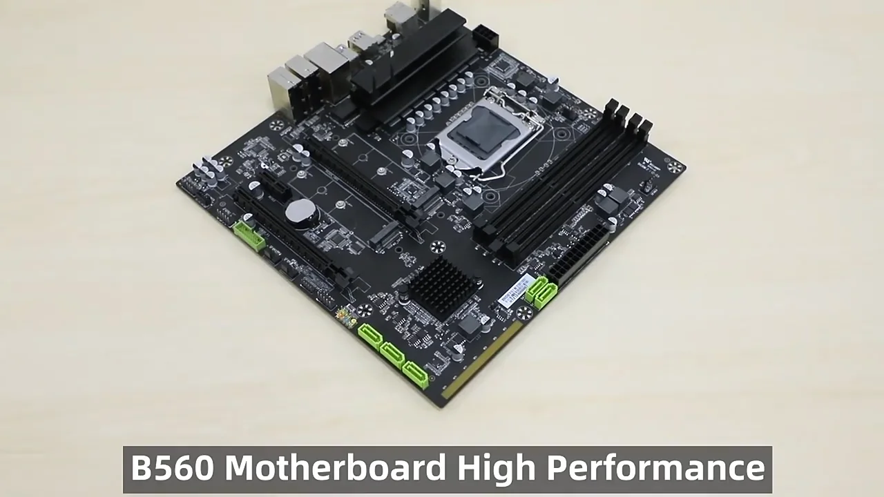 Esonic B560 Motherboard Atx Gaming Mainboard (pcie 4.0,4xddr4,Dual M.2 ...