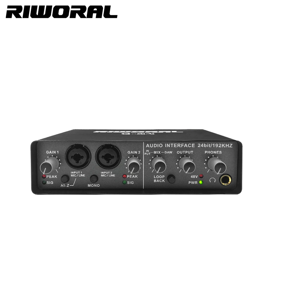 Q-24 Professional Audio Sound Cards for Live Recording
