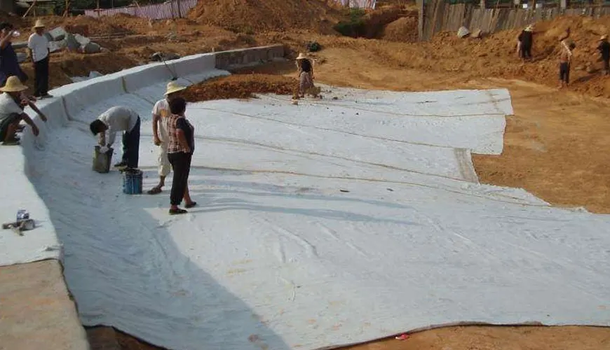 Reinforced Geotextile Bentonite Blanket Geosynthetic Clay Liner Gcl ...