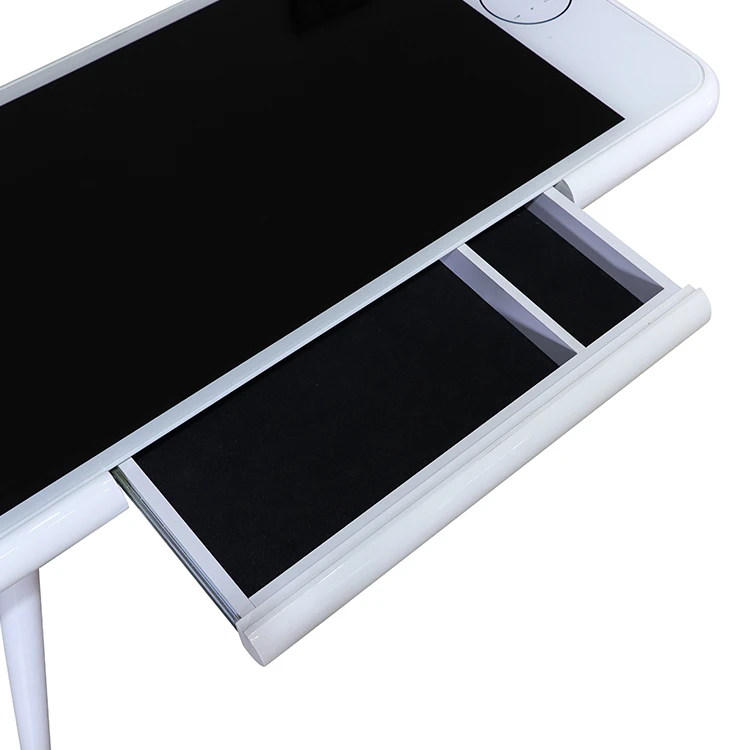 Smart Computer Desk - Ergonomic Design with Wireless Charging