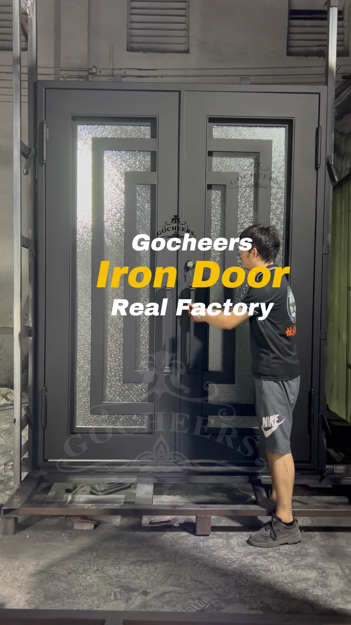 Luxury Factory Doors Modern House Main Iron Entrance Door Design Metal ...