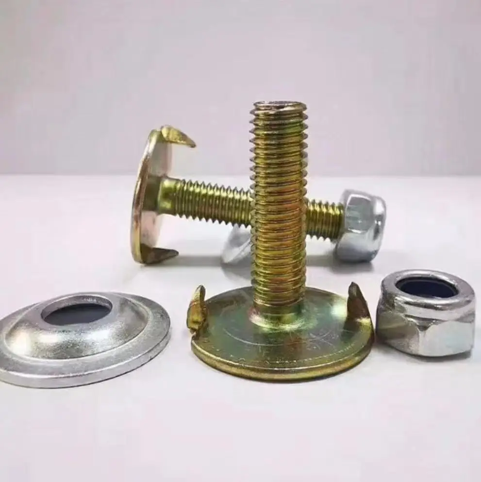 Spiked Elevator Bolt Nut And Washer Bucket Of Bolts Round Ss Elevator Euro Bucket Bolt For ...