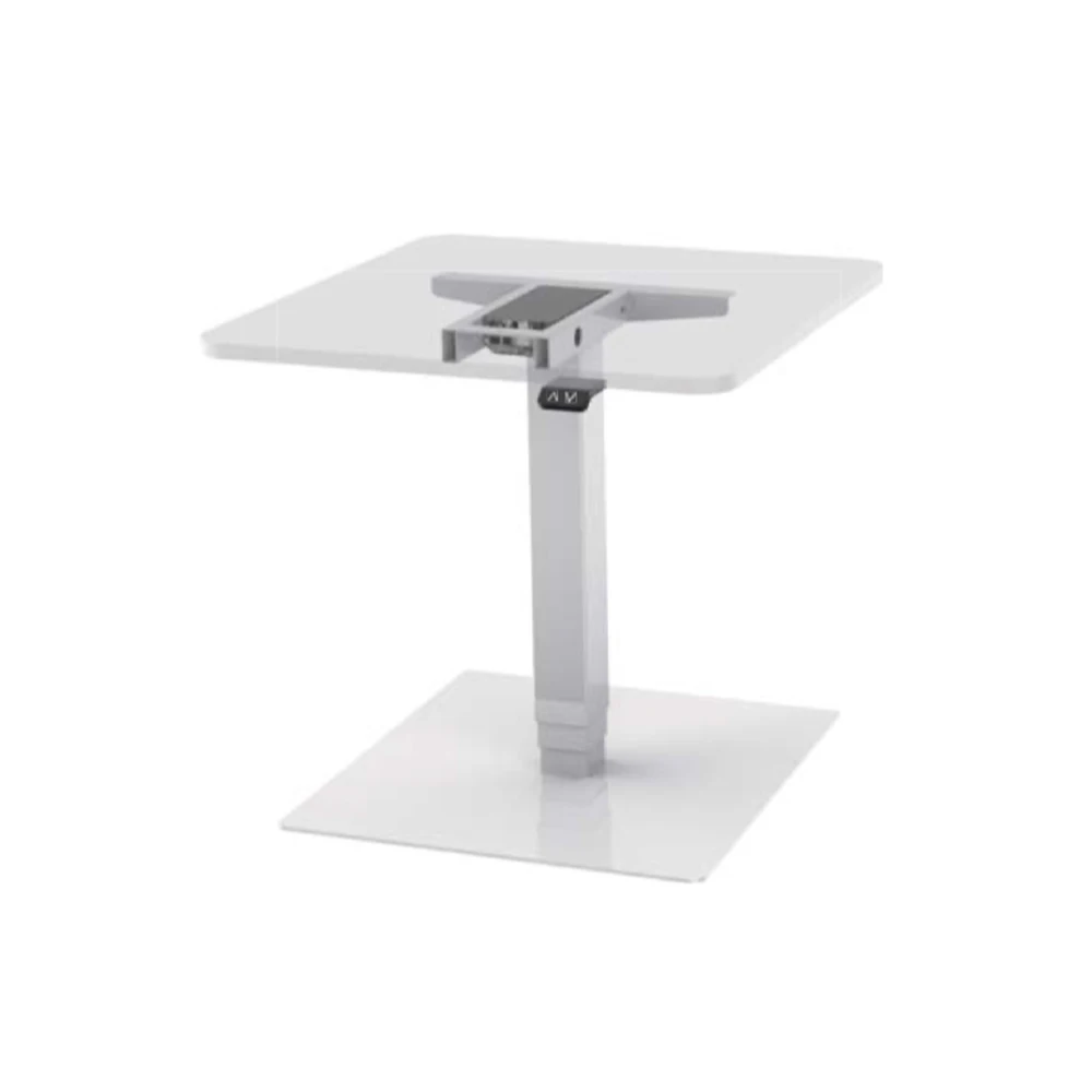 Single Column Lift Table - Adjustable Height Desk