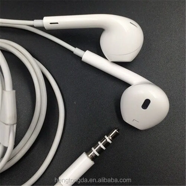 High Quality Earphone For Iphone 6 5 Headphones 3.5mm Wired Control ...