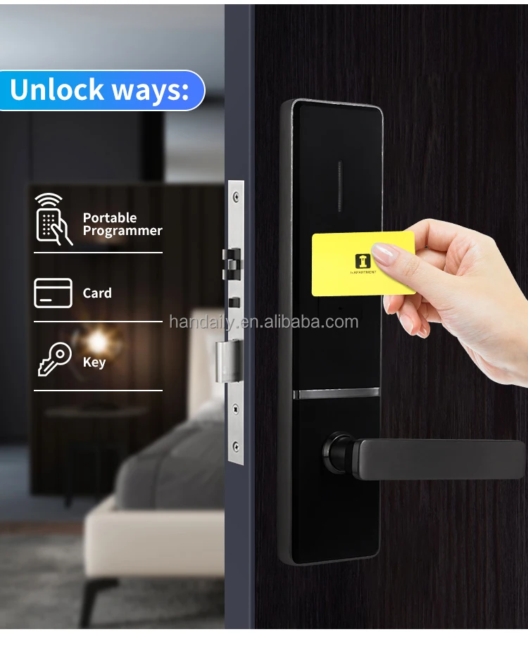 Hotel Room Locks Smart Card Access Control System RF Hotel Project ...