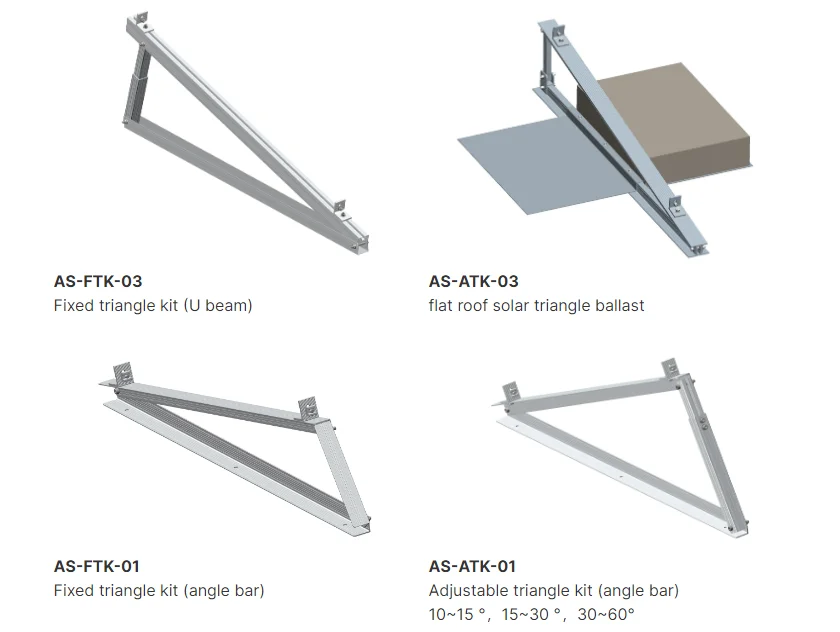 Universal Solar Panel Roof Mounting System Solar Pv Flat Roof ...