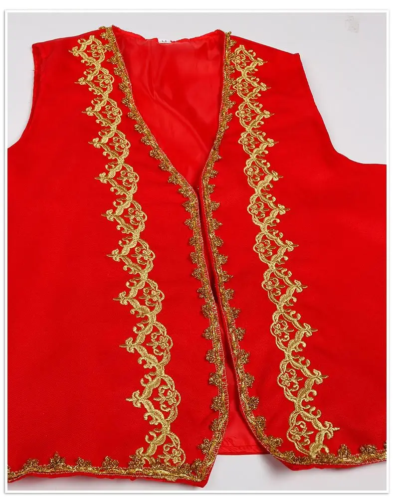 Stylish Gold Embroidery Baroque Vest Men Medieval Cosplay Jacket Vest ...