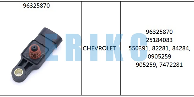 ERIKC 96325870 Manifold Absolute Pressure 25184083 MAP Intake Air ...