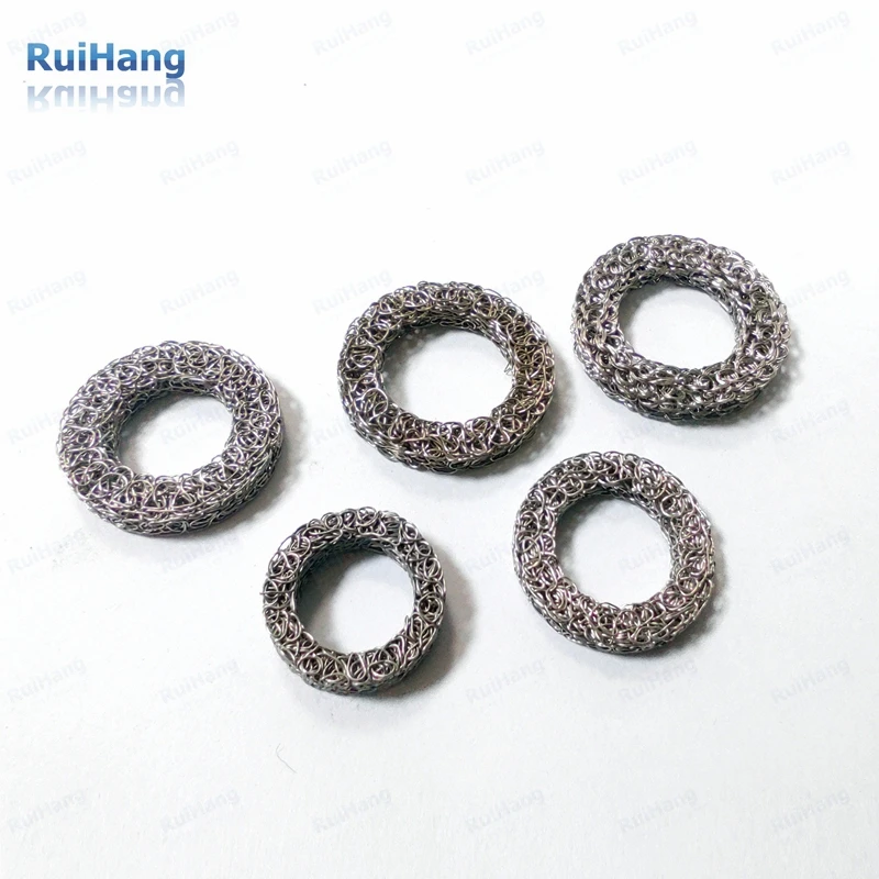 Compressed Knitted Wire Mesh Washers Gaskets For Emi Shielding - Buy ...