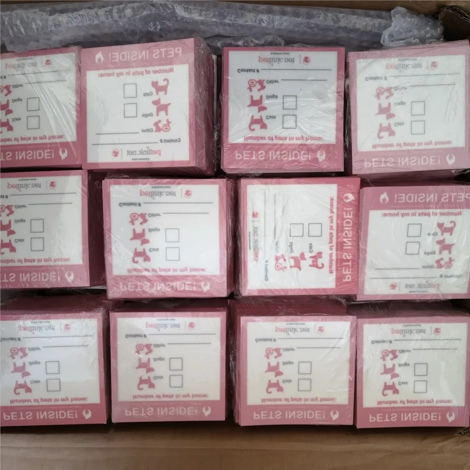 Custom Design Reverse Printing Non Adhesive Window Decals Sticker ...