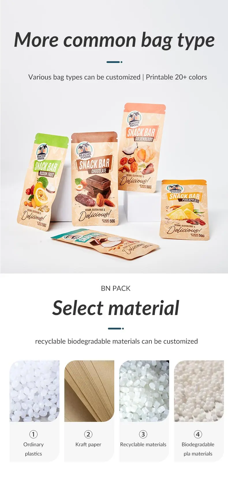 Customized Three Side Seal Back Seal Bag Popsicle Packaging Bag Frozen ...