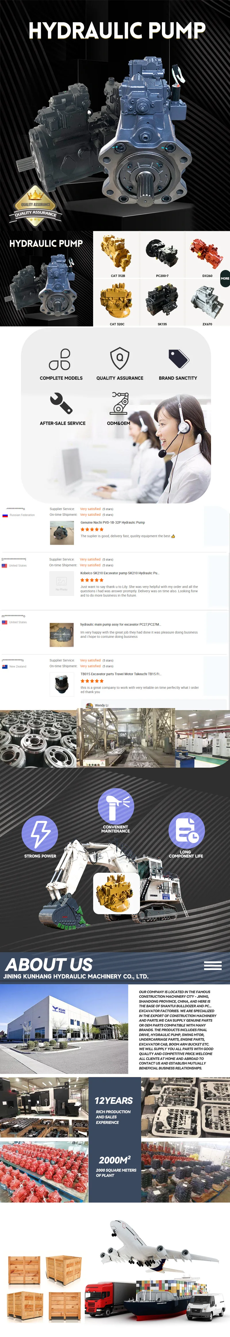 Excavator Parts Ex1200 Hydraulic Pump Ex1200-6 Ex1200-5 Main Pump ...