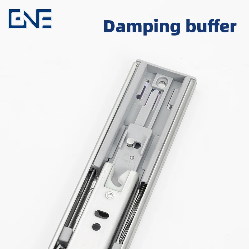 3 Fold Full Extension Ball Bearing Drawer Slide Push Open Soft Close ...
