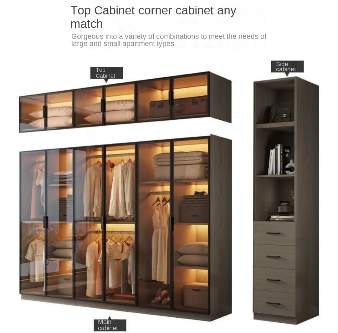 Eco-wooden Luxury Wardrobe - Customizable Storage Solutions