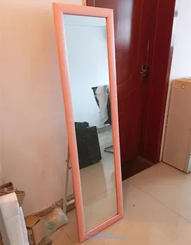 Modern Elegant Style Pink Color Floor Standing Mirror Full Length ...