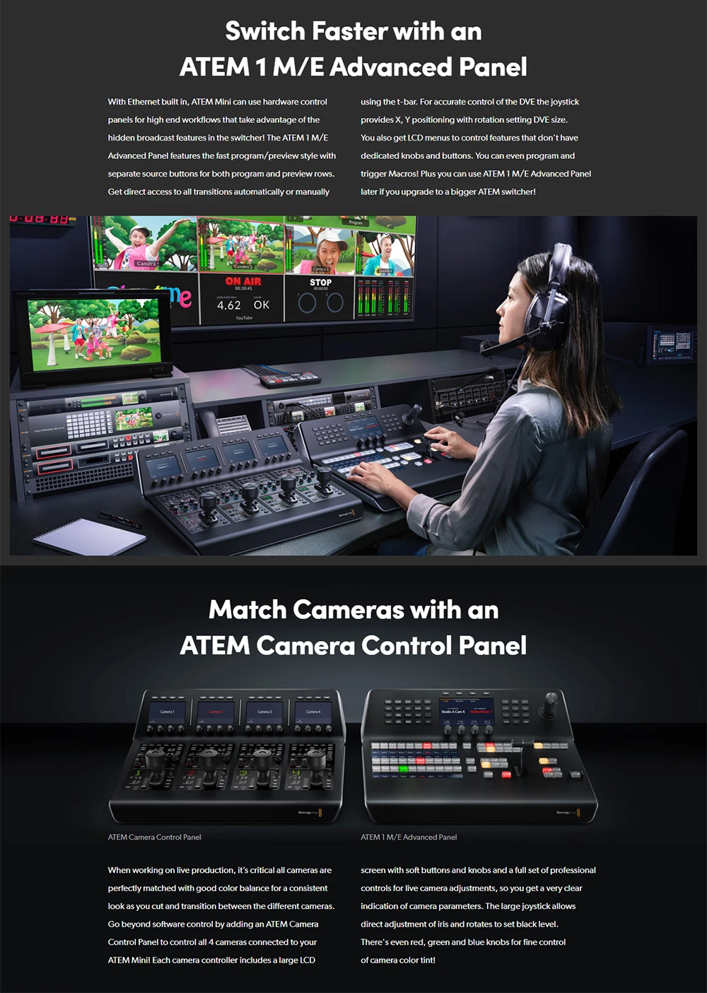 BMD ATEM Mini Pro - Versatile Video Mixer for Live Streaming