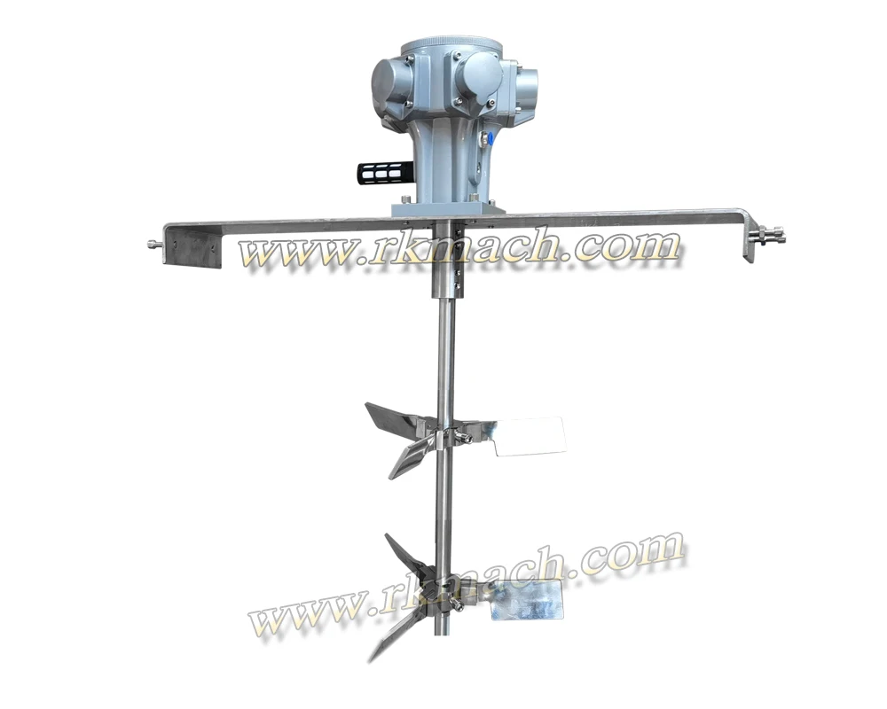 1/2HP Pneumatic 50 Gallon Drum Barrel Mixer - Portable & Efficient