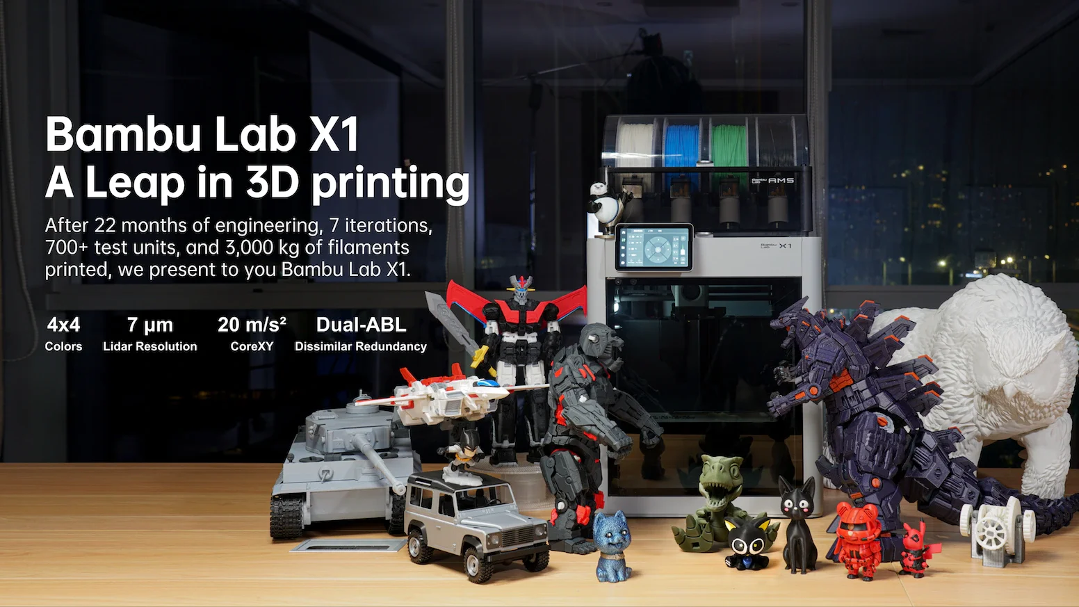 Bambu Lab X1 Series Automatic Leveling Large Size High Speed Multi ...