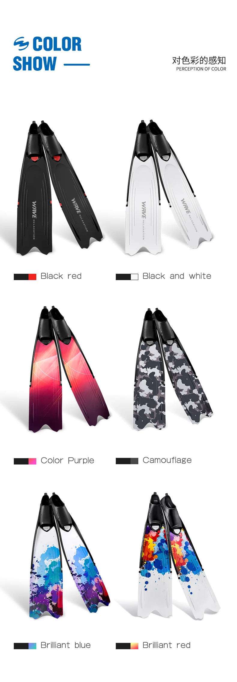 Wave Diving Fins - Premium Swimming Fins for Snorkeling