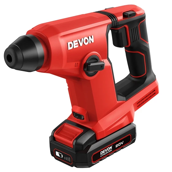 Devon Hot Sell 20v Lithium-ion Power Tools Rechargeable Rotary Hammer ...