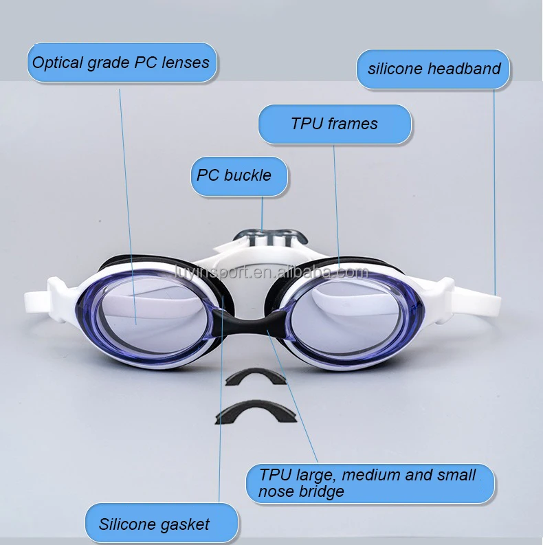 Personalized Logo Unisex Professional Best Brand Swimming Goggles For ...