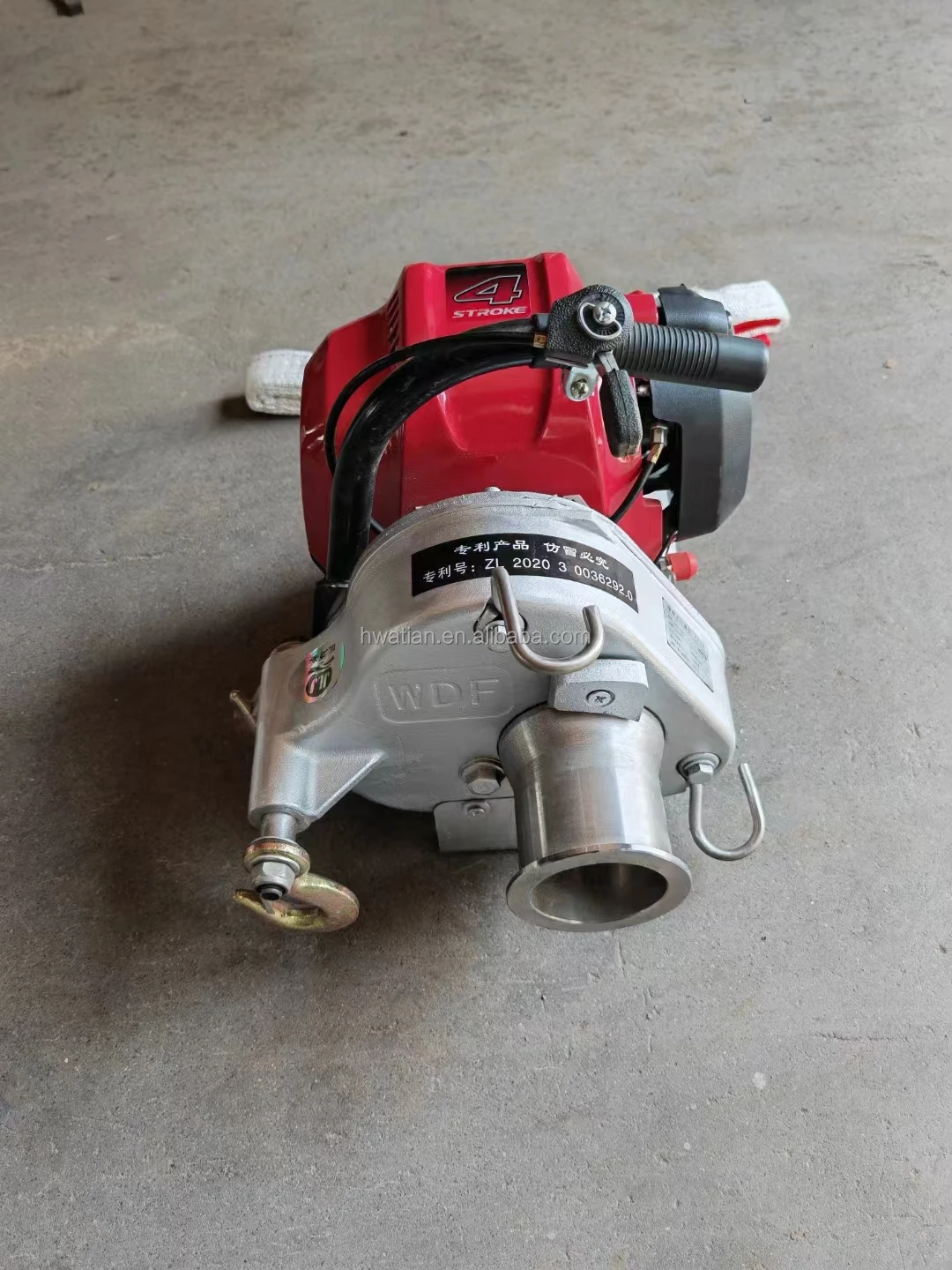 1-2t Mini Portable Gasoline Winch With Hongda Engine For Power ...