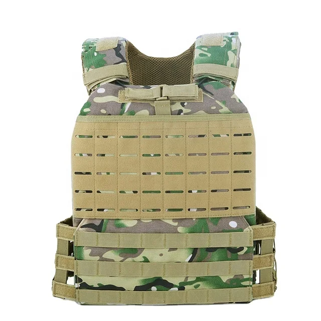 Multicam Tactical Vest With Molle System Outdoor Training Vest ...