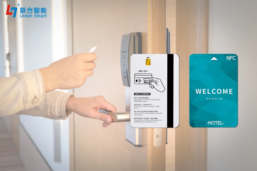 Sustainable PLA Material NFC Hotel Key Card with NXP Chips Mifare ...