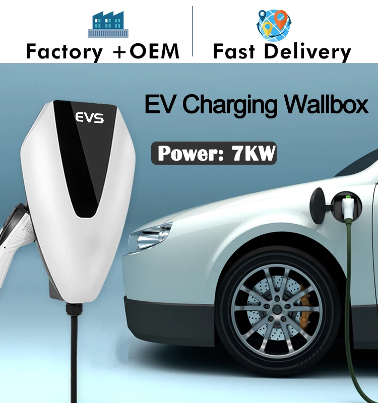 Evs Wall Box 32a Ev Charging Station 7kw Gb/t Wall Mount Ev Charger ...