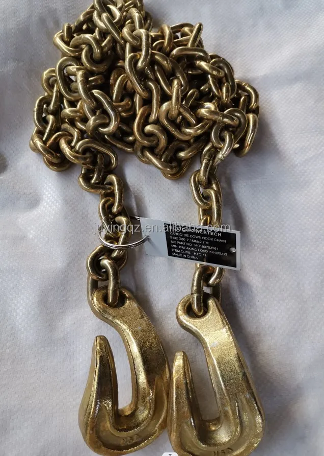 G80 Binders Lashing Link Lifting Chain Transport Chain with Hook ...