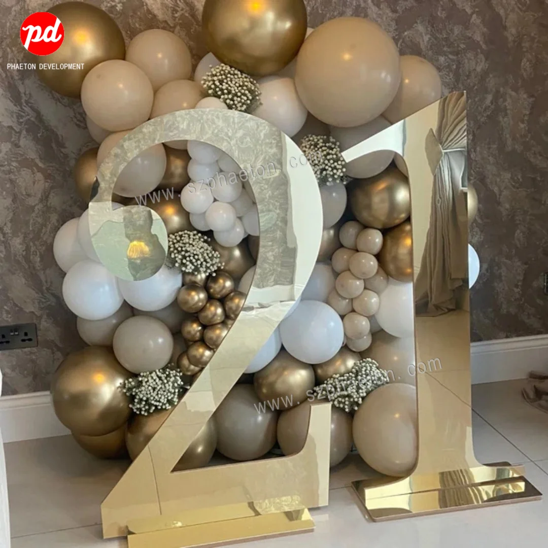 16th Birthday Acrylic Numbers - Customized Decor Solutions