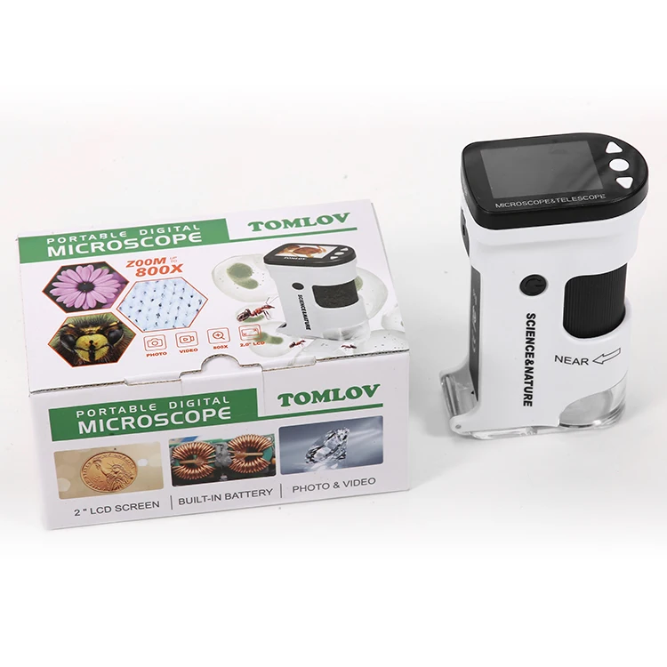 Handheld 1080p Digital Microscope Set Children Science Camera ...