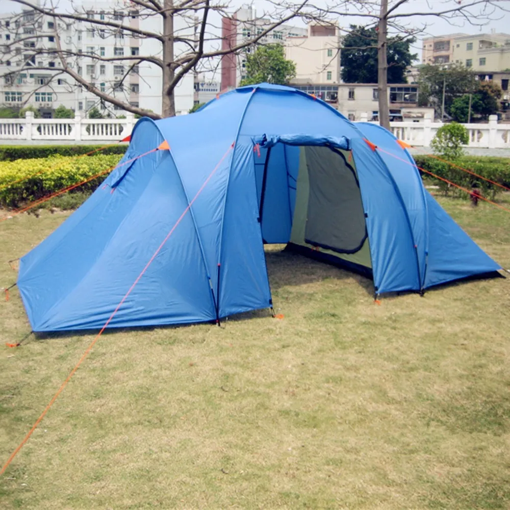 4 Persons Outdoor Camping Family Tent 2 Bedrooms One Living Room ...