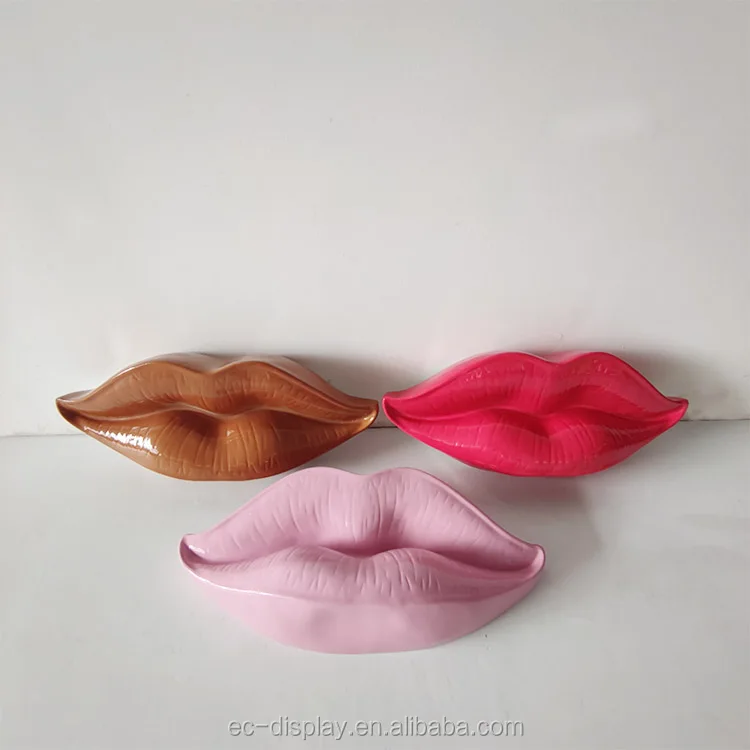 Custom Fiberglass Lip Window Display Prop Big Fiberglass Lip Sculpture ...