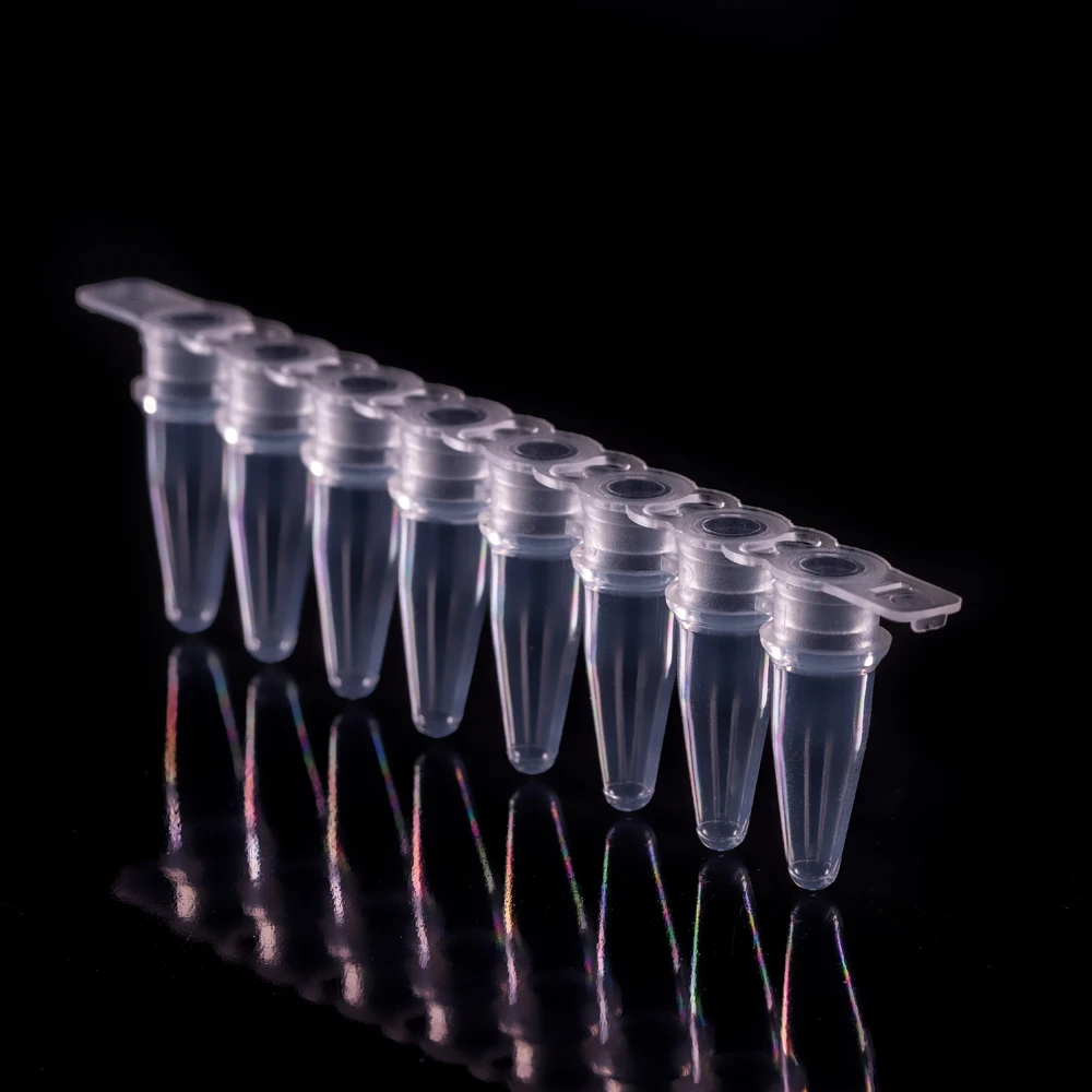 Hot Sale Clear Pcr Tube Pcr 8 Strip Centrifuge Tubes 0.2 Ml Pcr Tube ...