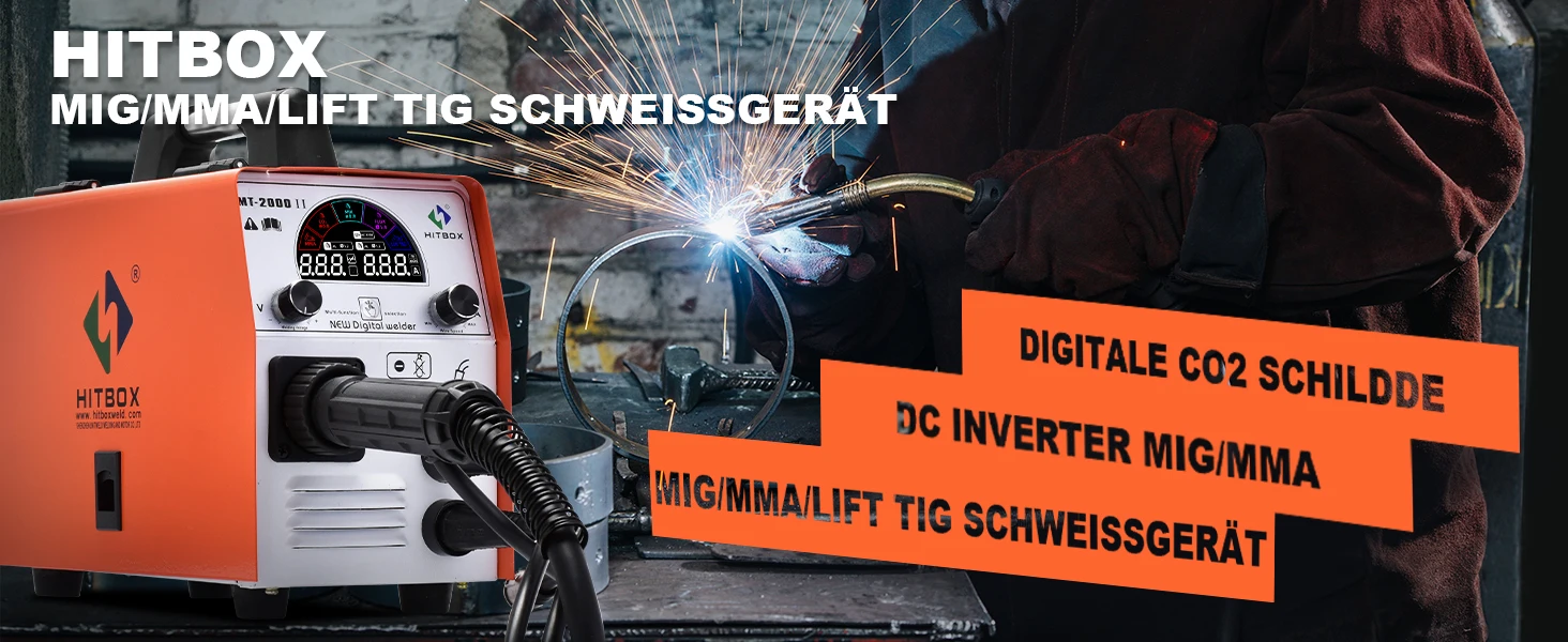 HITBOX MT2000 II MIG Welder - Versatile and Efficient