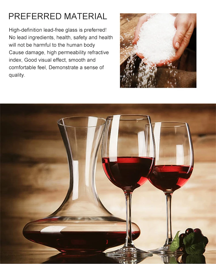 Luminarc 470ml Barium Zinc Titanium Crystal Red Wine Glasses - Buy ...
