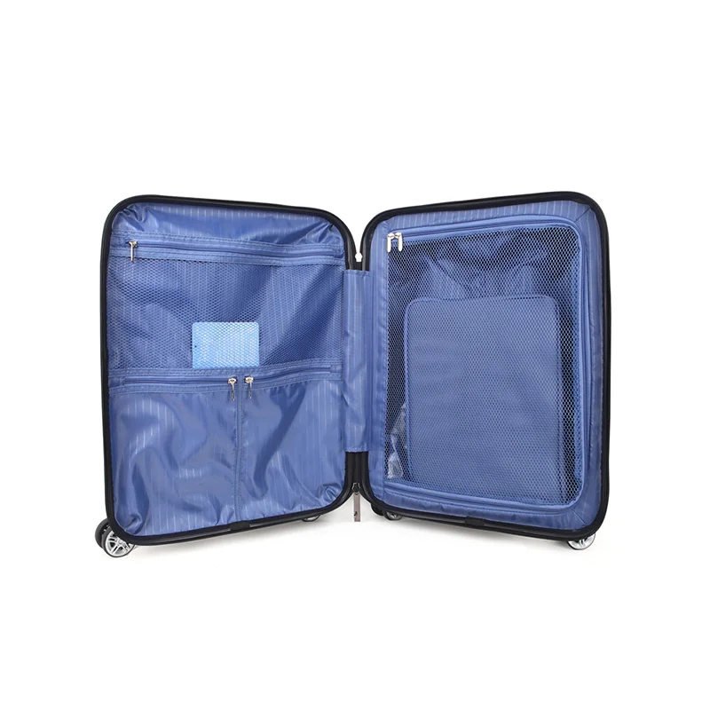 Smart Front Opening Carry On Suitcase Abs/pc Business Travel Luggage ...