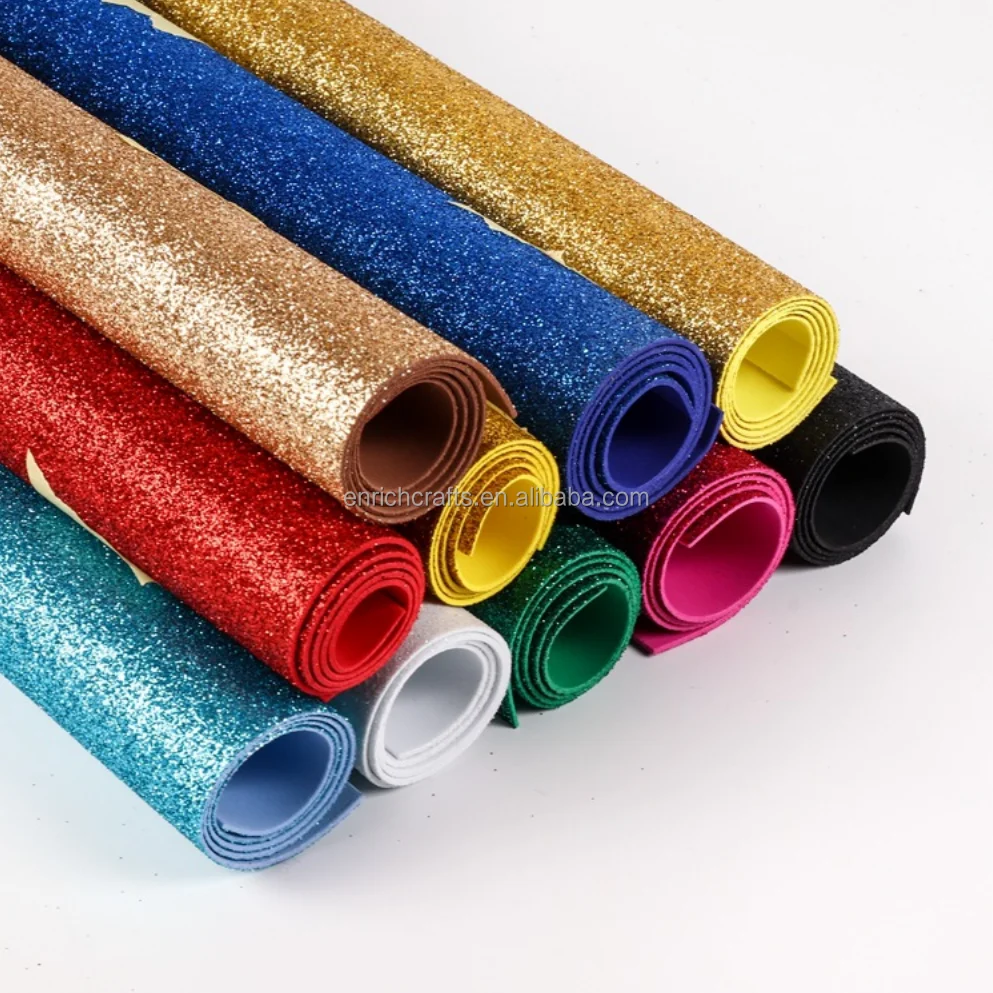 Goma Eva Large Size 50 X70cm Glitter Eva Foam Sheets For Handicraft ...