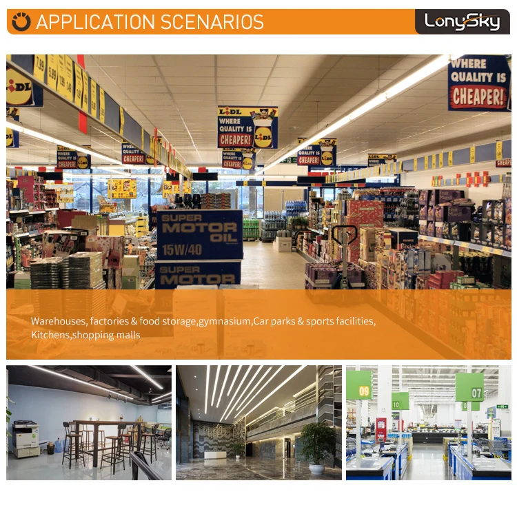 Male-female Design Ceiling Mounted Integrated T5 Led Tube Light With On ...