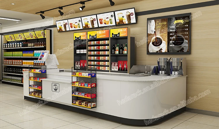 Heda Rack - Efficient Cash Counter Desks for Supermarkets